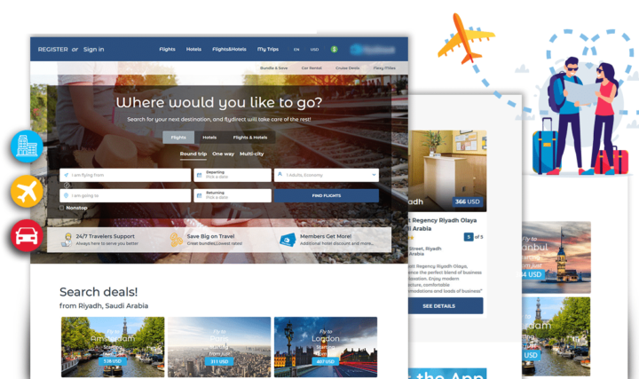Online Travel Portal Application - Panoramic Infotech